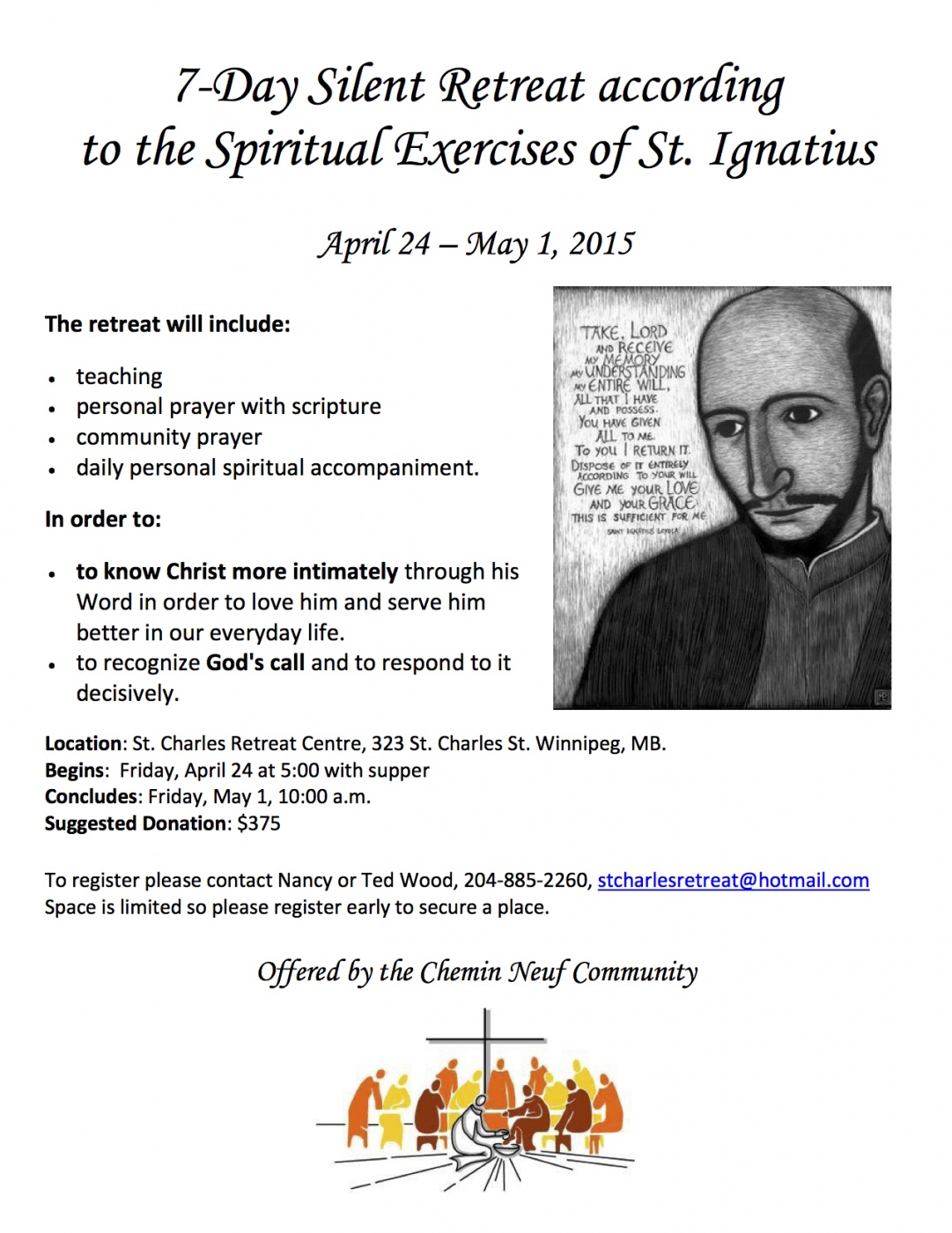 Ignatian Spiritual Retreat - Rupert's Land News